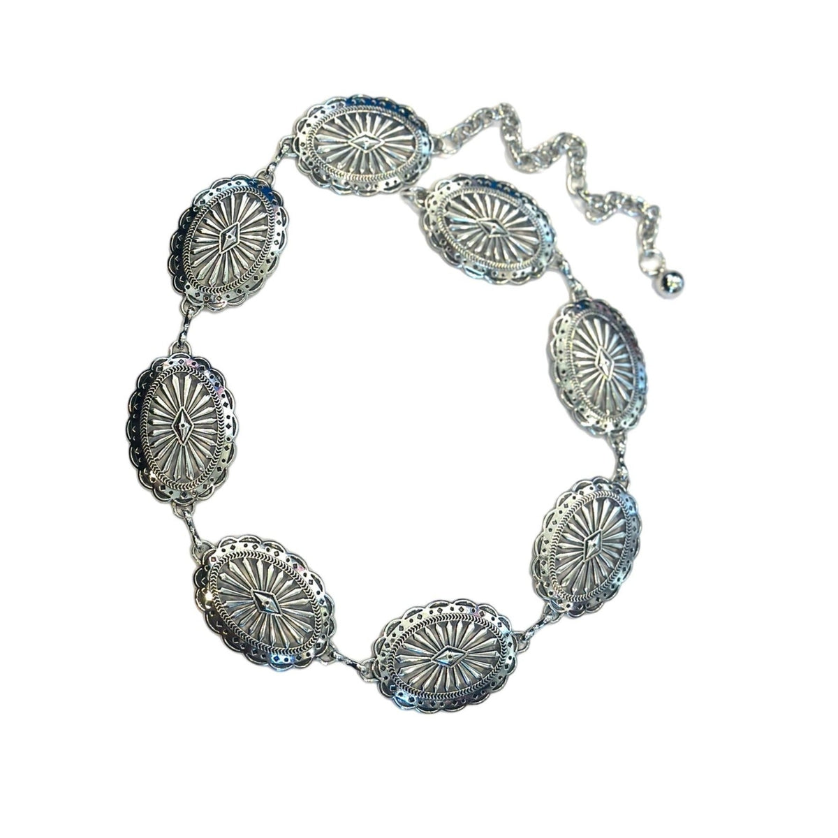 Toddler Oval Sliver Concho Belt – Shea Baby