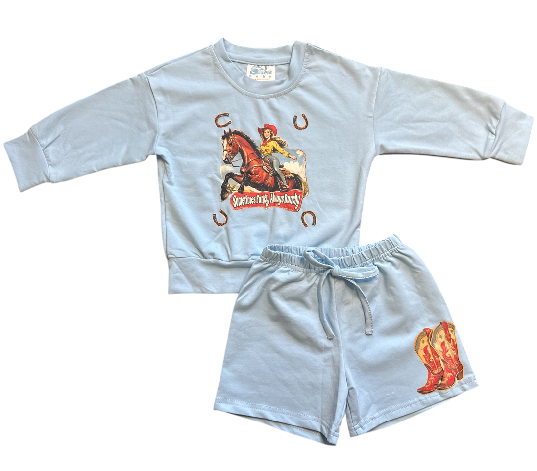 Sometimes Fancy, Always Ranchy Sweats Set (8-12) – Shea Baby